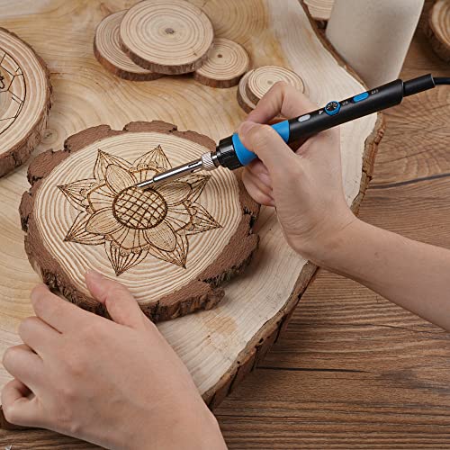 Wood Burning Kit 96 pcs Professional Wood Burning Tool Adjustable ...