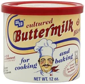 Amazon.com : Saco Powdered Buttermilk, 12-Ounce Cans (Pack of 6 ...