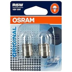 Amazon.com: Osram Original Bulbs R5W 5007-02B 12V 5W (Pair): Automotive