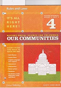 Rules and Laws (Our Communities,... book by Pearson Scott Foresman