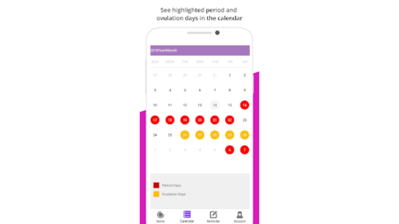 Period Tracker & Calendar - Track Menstrual Cycle: Amazon.es: Appstore ...
