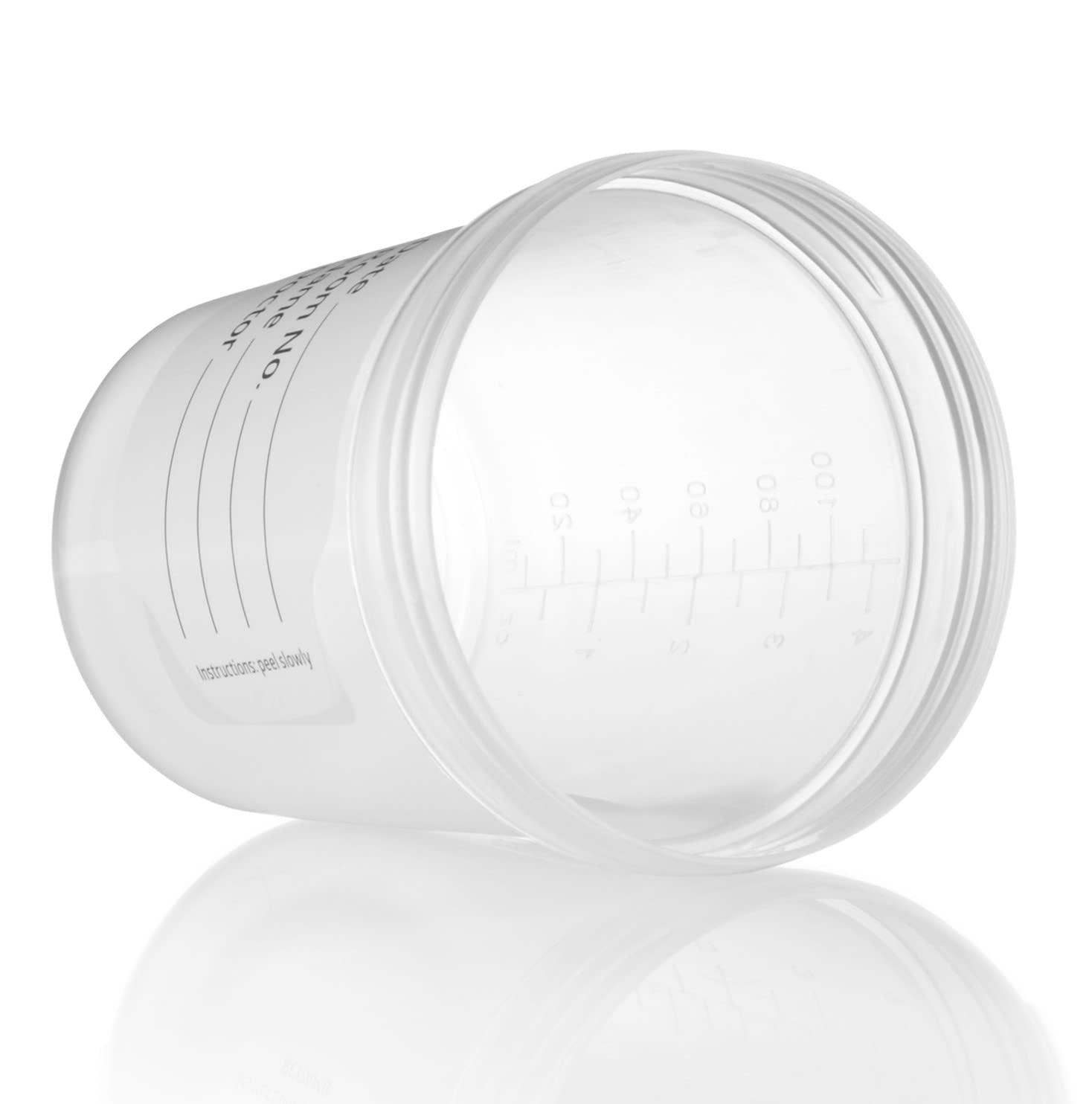 Mua Sterile Specimen Cups Individually Bagged with Lids [5 Count] 4 oz ...