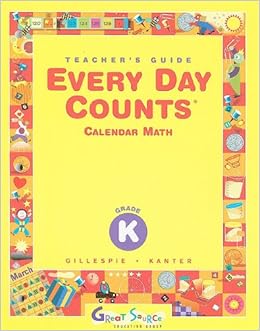 Amazon.com: Every Day Counts Calendar Math, Grade K (9780669440966 ...