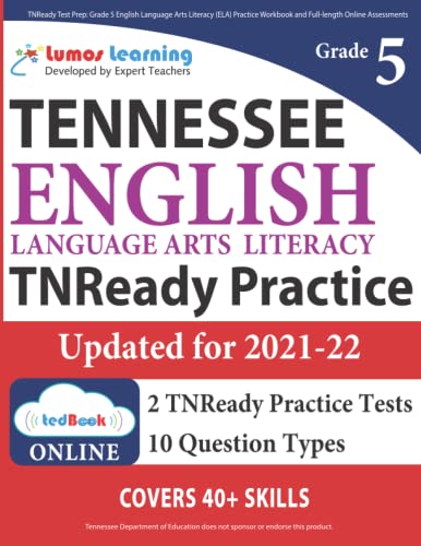 TNReady Test Prep: Grade 5 English Language Arts Literacy (ELA ...