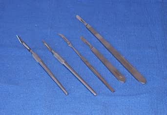 Scalpel Handles - Set of 5 Standard and Specialty: Science Lab Scalpels ...