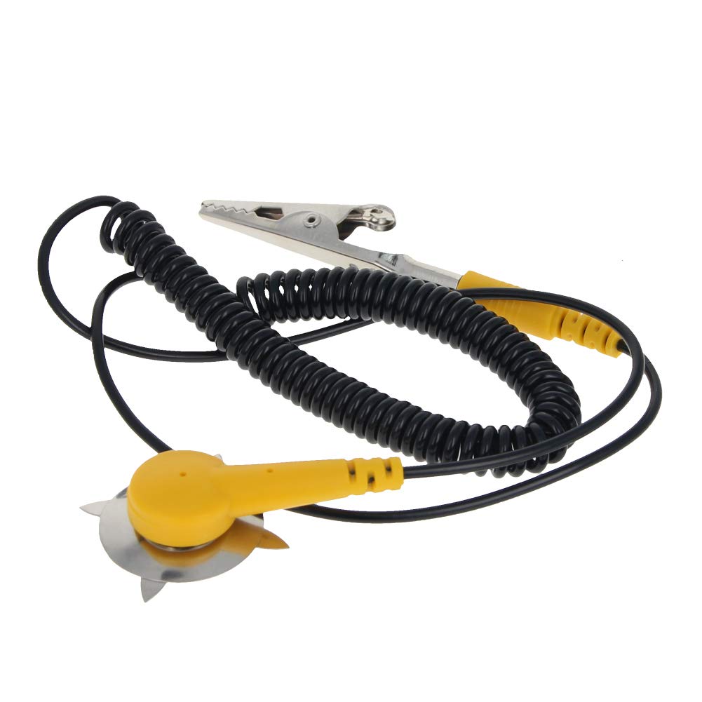 Othmro PD18 - Cable de conexión a tierra antiestático ESD (1,8 m, 1 ...