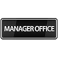 Amazon.com : Manager Office Sign, Main Official Self Adhesive Sign For ...
