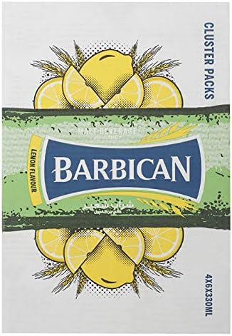 Barbican Lemon Non-Alcoholic Malt Beverage in Glass Bottle, 24 x 330 ml ...
