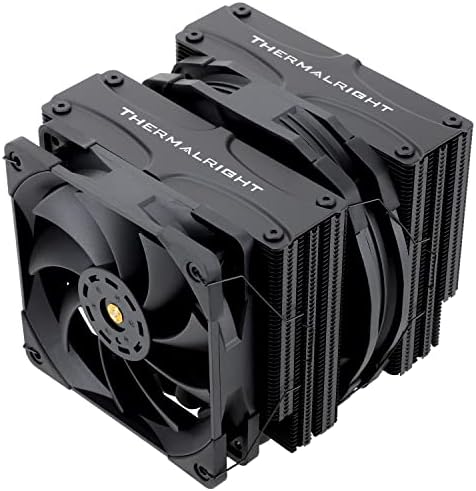 Thermalright FC140 Black CPU Cooler Dual Towers and Dual Fans, 5 * 8mm ...