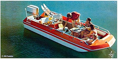 Amazon.com: 1975 Chrysler C142 Funster Power Boat Photo Poster ...