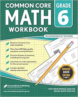 6th grade Math Workbook: CommonCore Math Workbook: Publishing, Ace ...