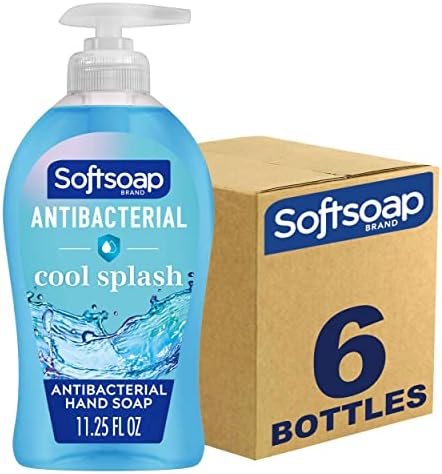 Softsoap Clean & Protect Antibacterial Liquid Hand Soap, Cool Splash ...