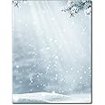 Amazon.com : First Snowfall Winter Stationery Paper - 80 Sheets ...