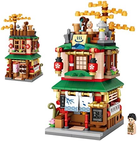 Japanese Street View Shop Bricks, Mini DIY Building Blocks Model MOC Construction Toy (Hot ...