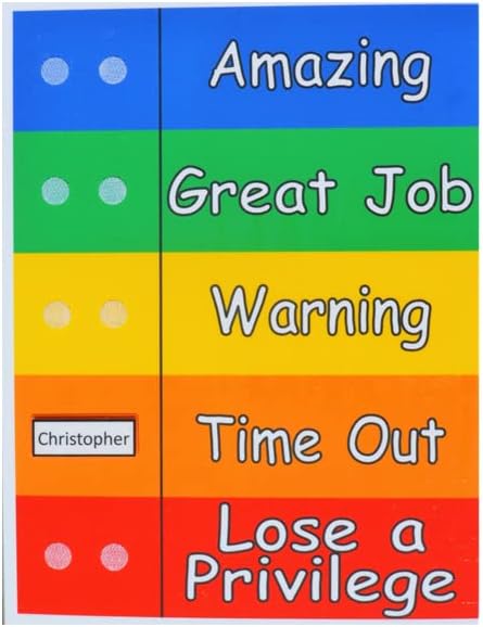 Multiple kid behavior chart for classroom behavior chart for kids at ...