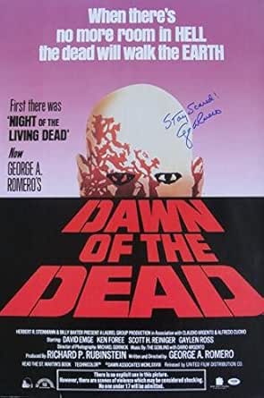 George Romero Signed DAWN OF DEAD 27x40 POSTER - PSA/DNA Certified at ...