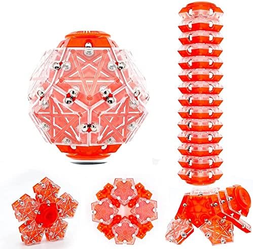 Ebaza Magnetic Fidget Sphere, Pentagons,12 Piece Fidget Toy Set Stress ...