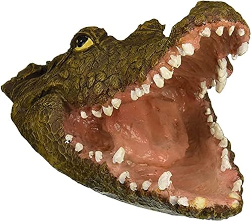 DALEN Realistic Water Decoy - Floating Alligator Head - 18" Long - Open ...