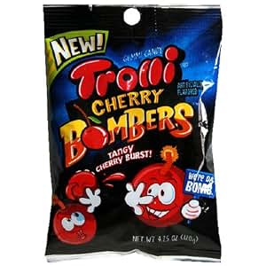 Amazon.com : Trolli Cherry Bombers, 4.25-Ounce Packages (Pack of 12 ...