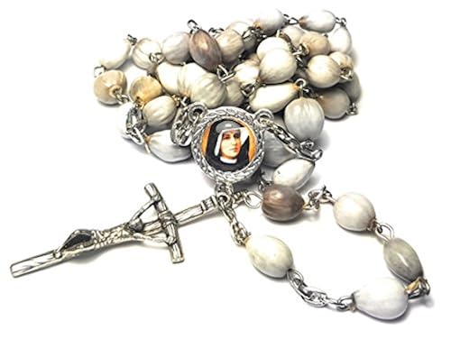 3rd Class relic Natural Organic Seeds Rosary Saint Faustina Kowalska ...