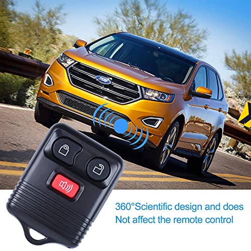 3 Buttons Entry Remote Control Key Fob Transponder Chip fits Ford 1998 ...
