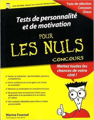 test de personnalité gratuit avec résultat pdf