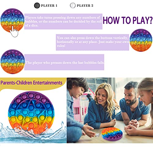 Gmajdar Fidget Toys Pack Push Pop Bubble Sensory Fidgets Toy Set Box ...