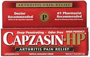 Amazon.com: Capzasin-HP Arthritis Relief Topical Analgesic Cream, 1 ...