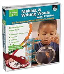 Amazon.com: Making & Writing Words: Word Families: 9781425805456: Shell ...