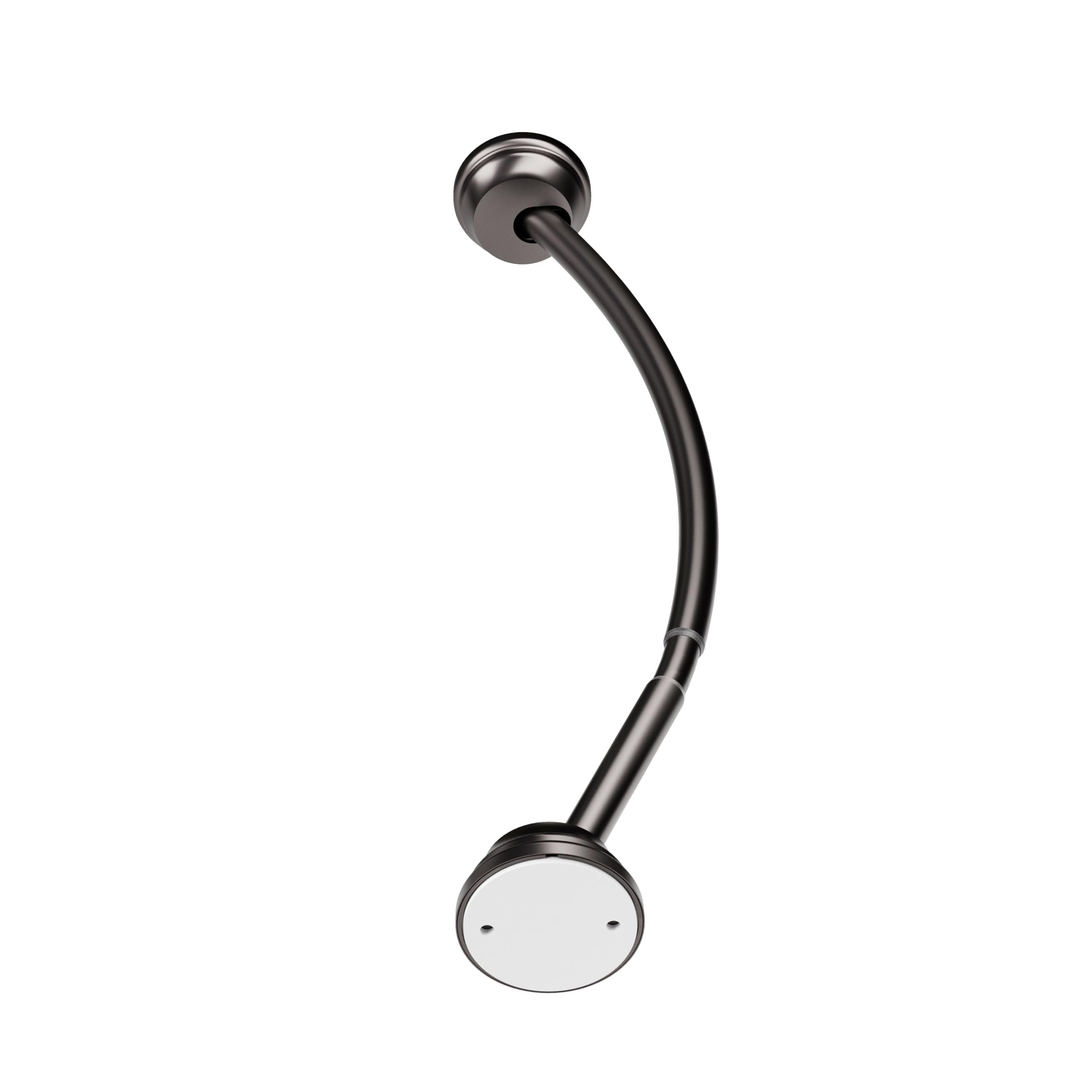 Zenna Home Curved Tension Shower Curtain Rod, Rustproof, Bronze, 32 to ...