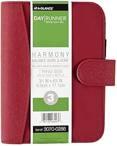 Day Runner Harmony Organizer, Holds Refills 3-3/4 x 6-3/4 Inches ...