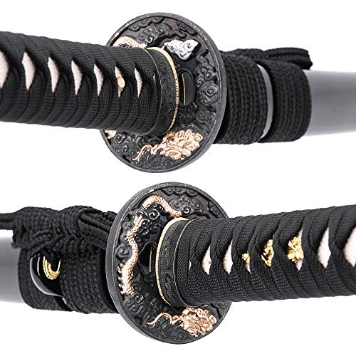 siwode Katana Sword Real,40-Inch Traditional Handmade Full Tang Katana ...