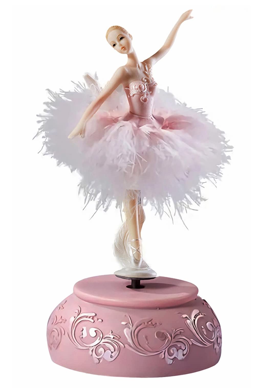 Singeek Ballerina Music Box Figurine Plays Swan Lake Tune, Musical ...