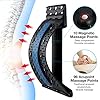 Moocoo Back Stretcher, Lower Back Pain Relief Device with Magnet, Multi ...