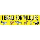 Amazon.com - StickerTalk I Brake for Wildlife Sticker, 5 inches by 2 inches