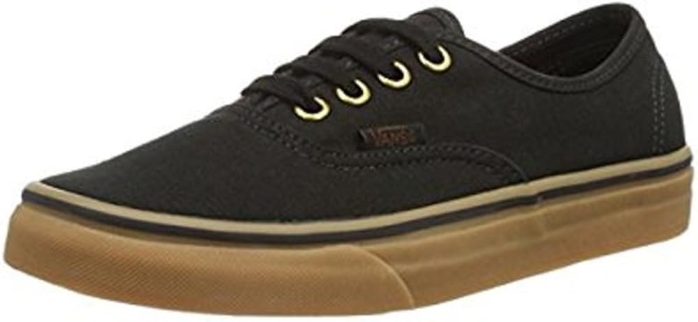 Amazon.com | Vans Authentic Black Rubber Shoes Men's Sneakers 0TSVBXH ...
