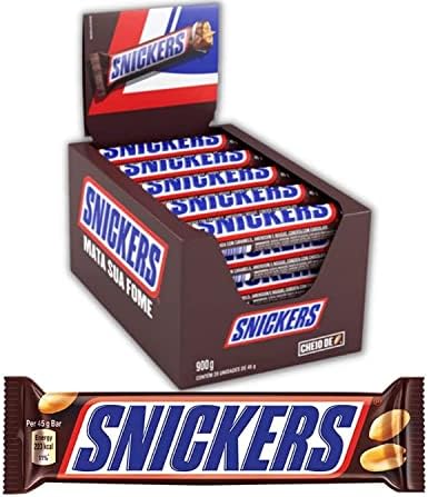 Snickers Original Chocolate Bar 45G x 20 Bars price in UAE | Amazon UAE ...