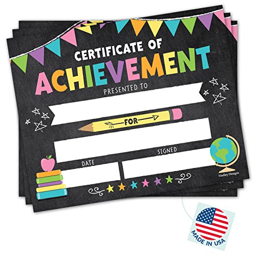 Hadley Designs Certificate Of Achievement Awards - 25 Student Award ...