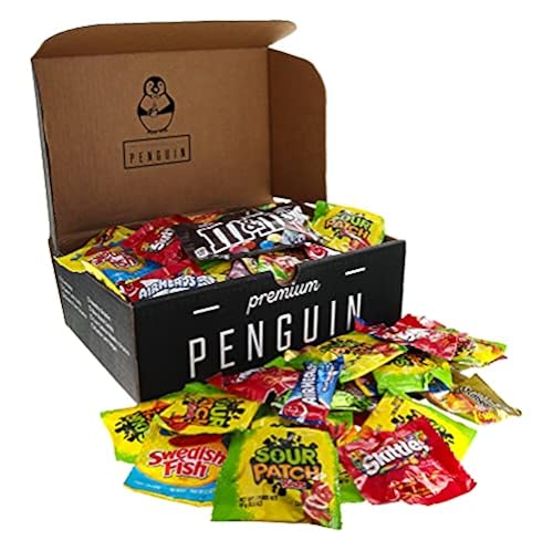 Bite Sized Candy Care Package Gift Box - Variety Pack of Skittles, Sour ...