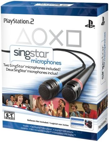 Singstar Wired Microphones: Playstation 2: Computer and Video Games ...