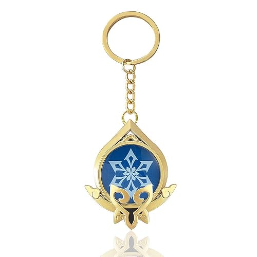 HEYu jewelry Genshin Impact Vision Keychain Inazuma Vision Luminous ...