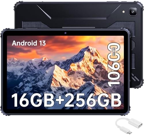 CUBOT Tab KingKong Android 13, Rugged Tablet,10.1'' with 16GB RAM+256GB ...
