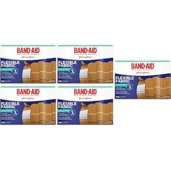 Amazon.com: Band-Aid Brand Flexible Fabric Adhesive Bandages For Minor ...