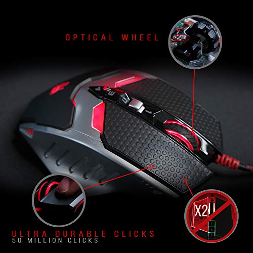 TL80 Termin8r Ultra-Core Laser Gaming Mouse | Light Strike (LK) Optical ...