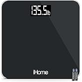 Amazon.com: iHome Digital Scale, Bathroom Scale, Batteries Included ...