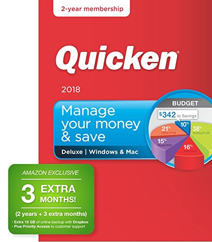 Quicken Deluxe 2018 27 Month Personal Finance Budgeting Software Quicken Deluxe 2018 27 Month Personal Finance Budgeting Software