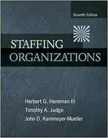 Staffing Organizations: 9780078112683: Human Resources Books @ Amazon.com