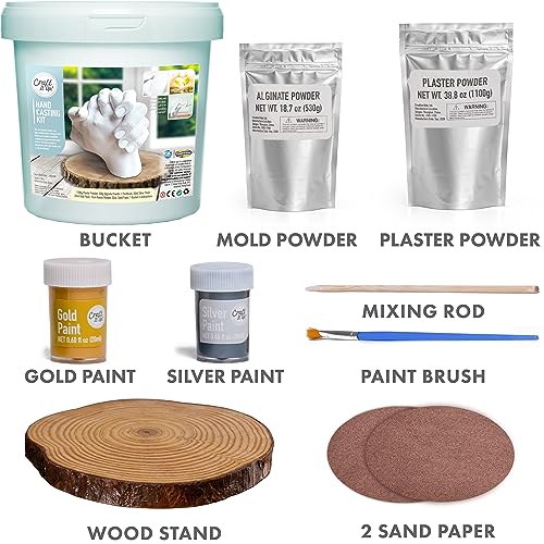 Hand Casting Kit by Craft It Up - The Perfect Valentine's Day Gift for ...