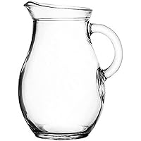 Amazon.com: AMAZING CHILD Small Glass Pitcher 18 ounces - 6" High ...