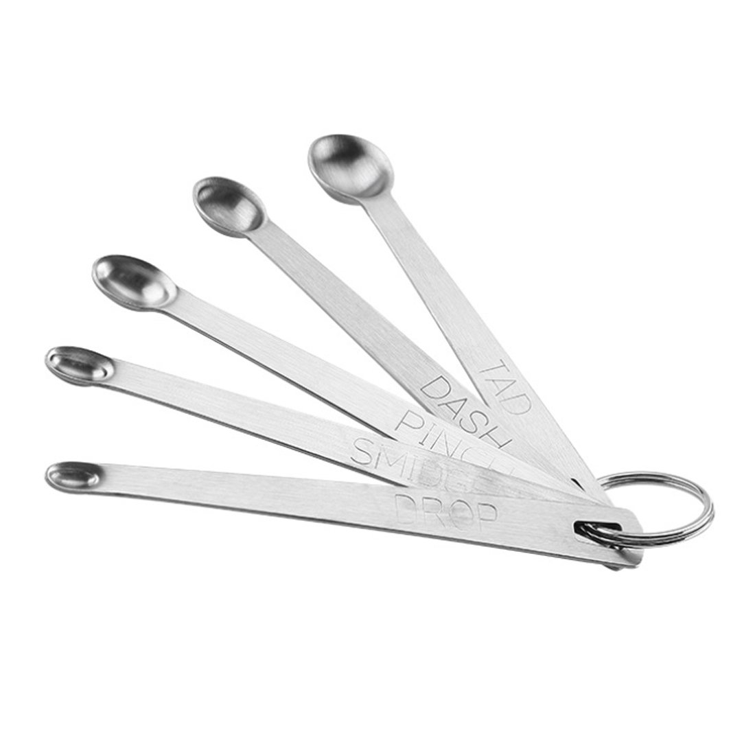 Amazon.com: Norpro Measuring Spoons Stainless Steel Mini 5 Pc Dash ...